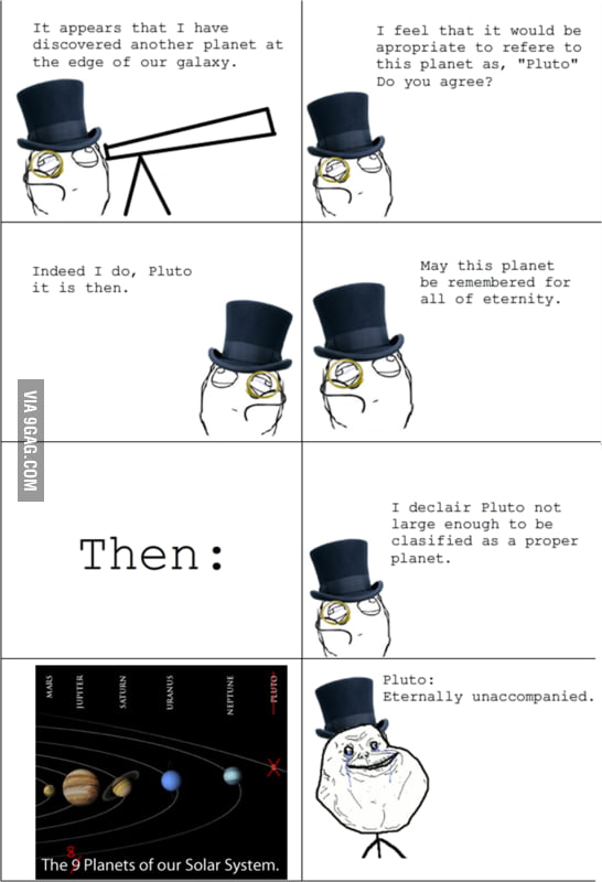 Pluto, like a sir. - 9GAG
