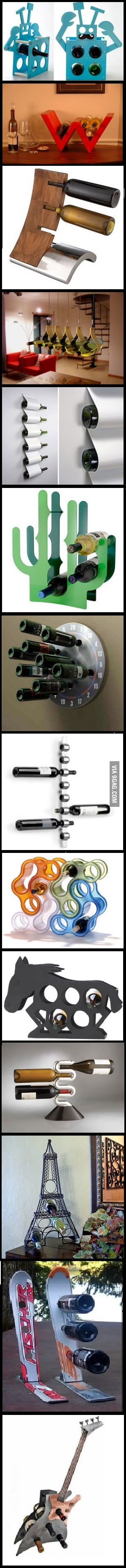 Creative Wine Racks - 9GAG