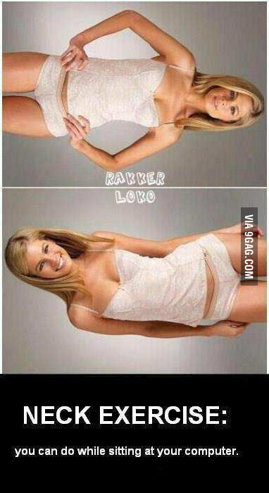 Neck Exercise - 9GAG