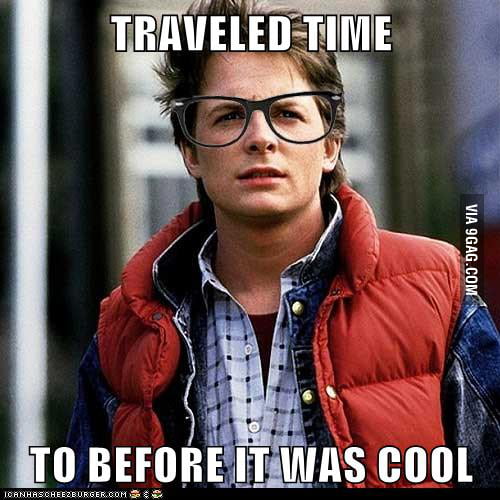 Hipster Marty McFly - 9GAG