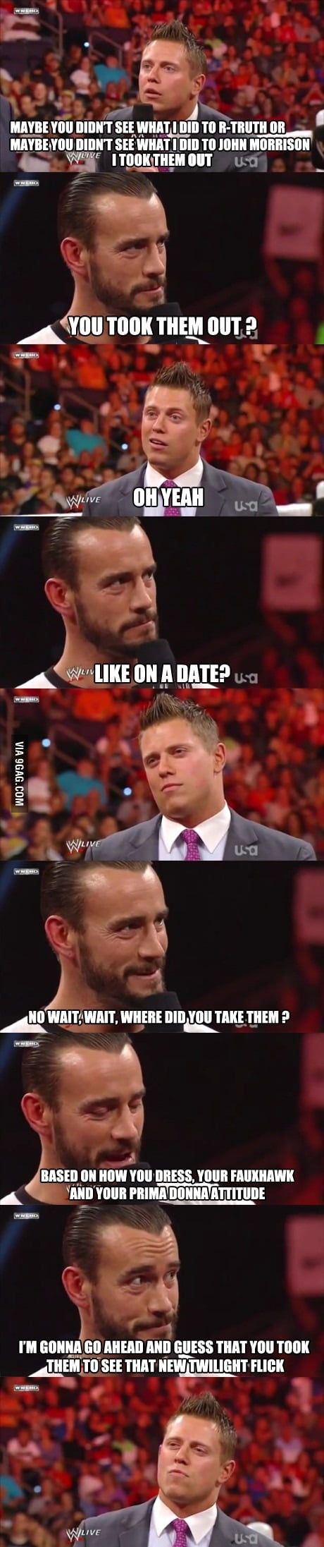 Trolling level : CM Punk - 9GAG