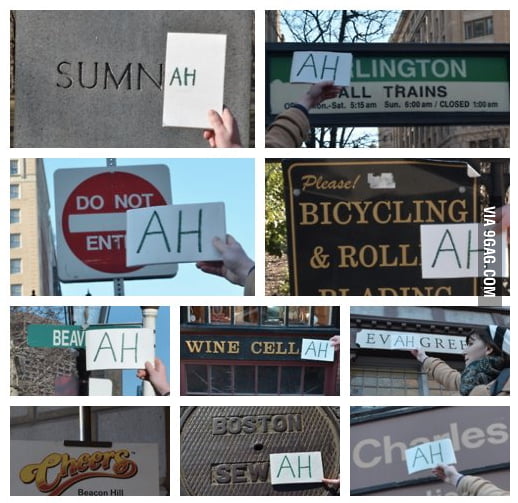 Proper Boston Pronunciation - 9GAG