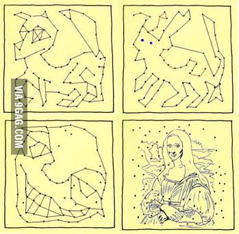 Connecting Dots - Lvl : OVER 9000!!! - 9GAG