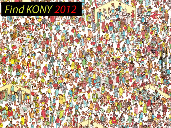 Help to FIND KONY - 9GAG