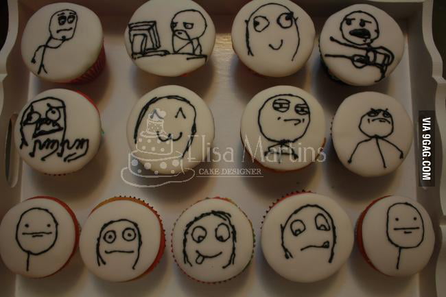 Meme Cupcake - 9GAG