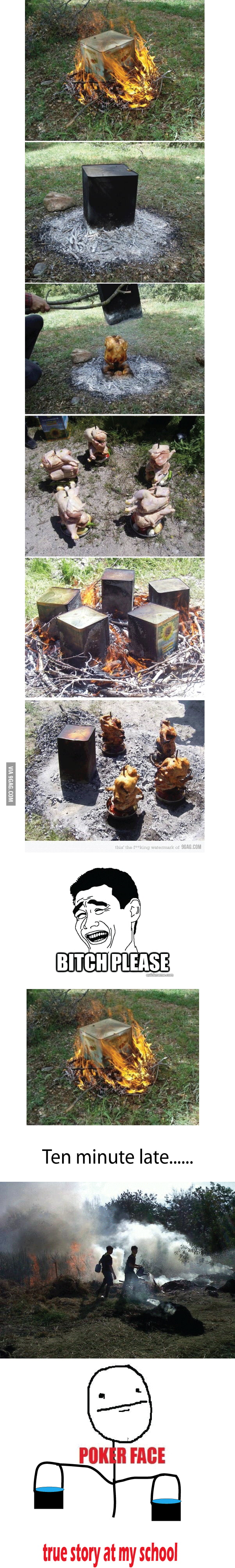 Redneck microwave [Fixed] - 9GAG
