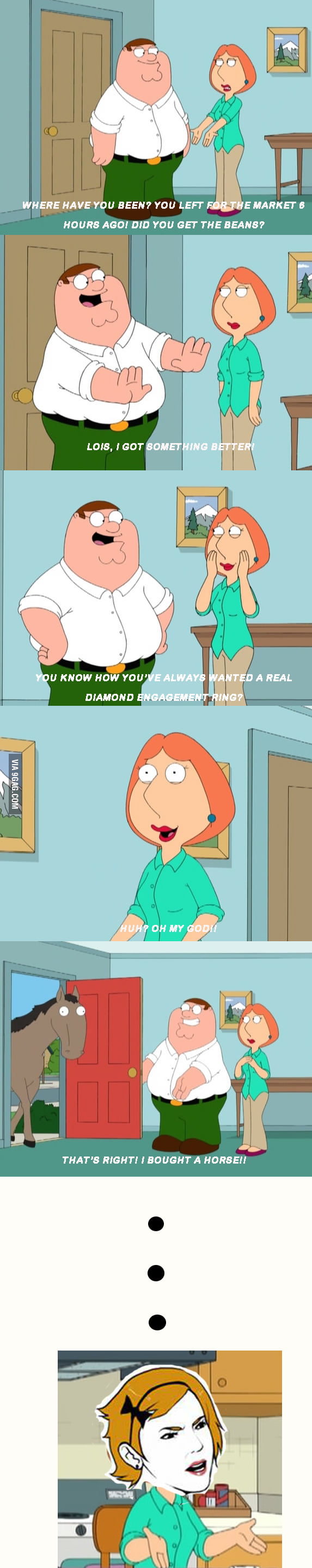 Peter being peter... - 9GAG