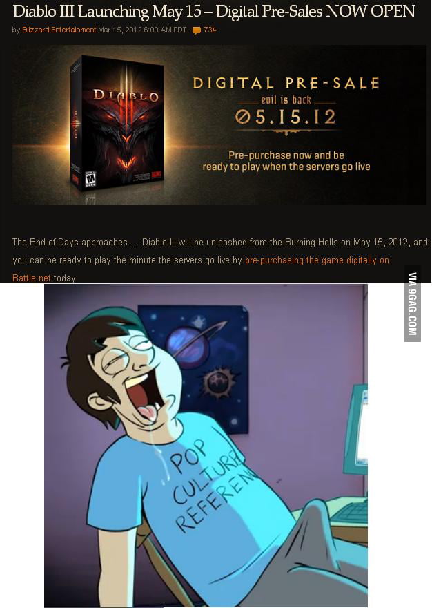 Diablo 3 Release Date - 9GAG