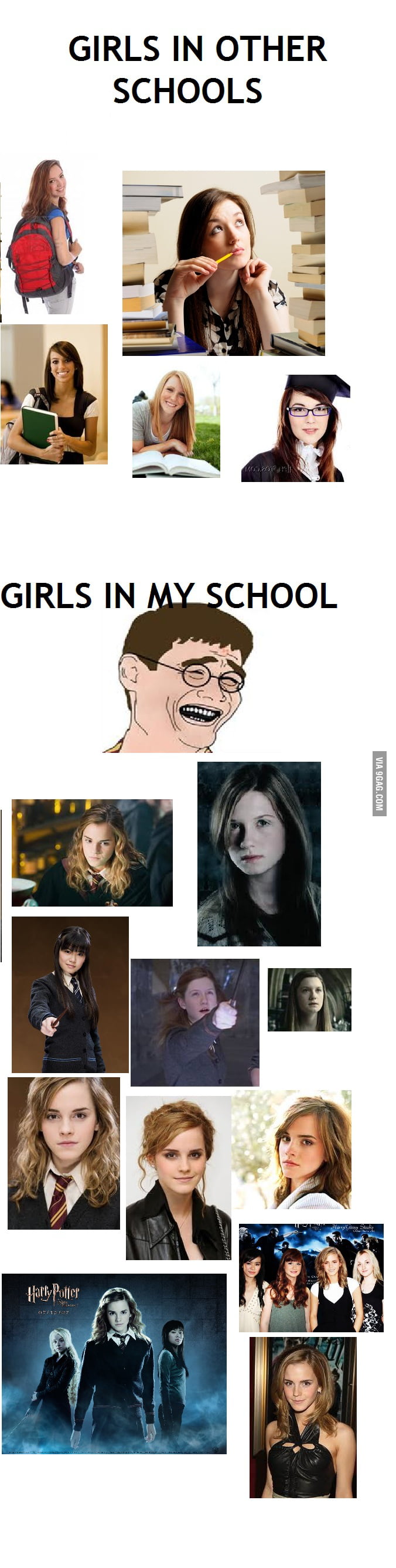 Girls in MY school - 9GAG