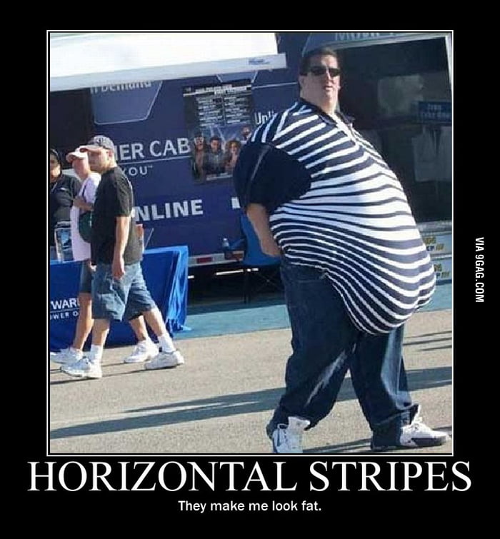 Horizontal stripes - 9GAG