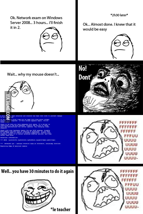 Blue Screen Troll - 9GAG