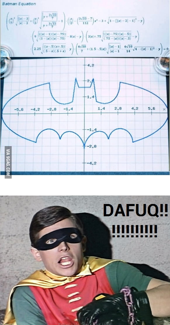 Holy equation, Batman !! - 9GAG