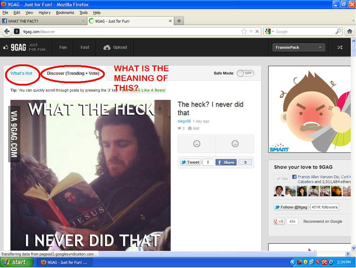 WHAT IS THE MEANING OF THIS?!??!?!? - 9GAG