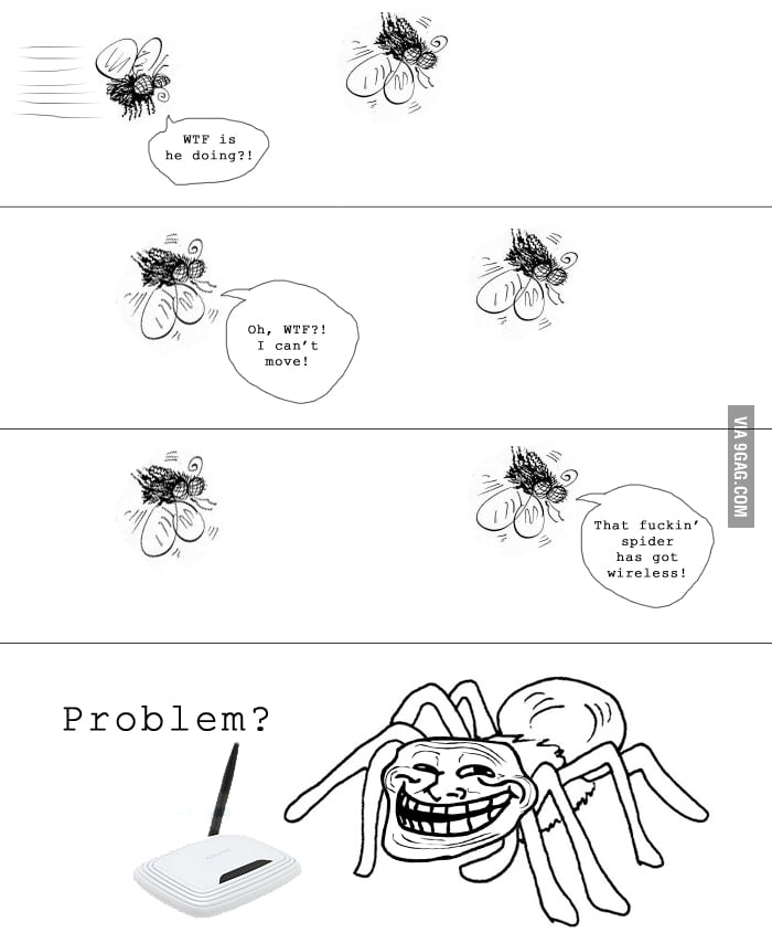 Wireless Troll Spider - 9GAG