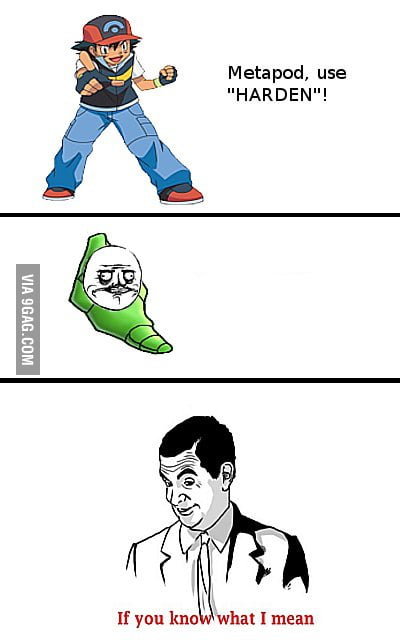 Metapod uses harden - 9GAG