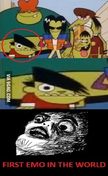 First EMO in the world... - 9GAG