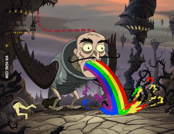 Puking lvl: Family Guy! - 9GAG