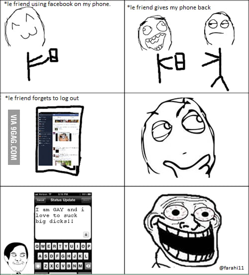 Don't Forget To Log out ! - 9GAG