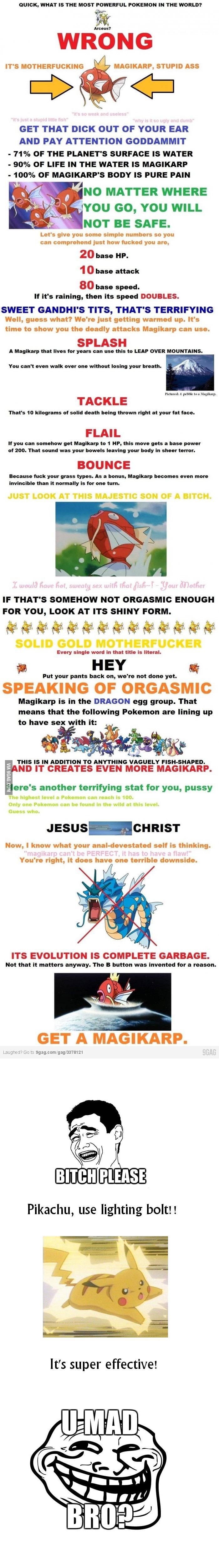 Sweet Jesus, it's Magikarp [Fixed] - 9GAG