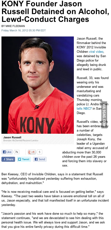 Hell yeah... lets stop Kony!! - 9GAG