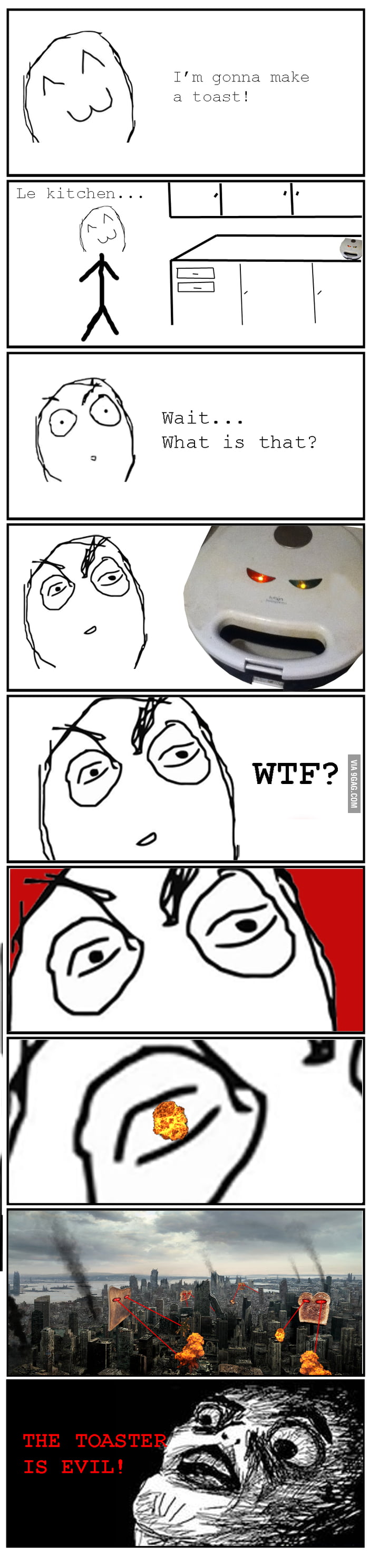 Oh my God! It's the Evil Toaster - 9GAG