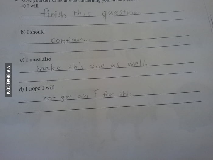 Doing Homework Like A Boss - 9GAG