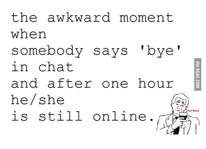 Awkward facebook thing.. - 9GAG