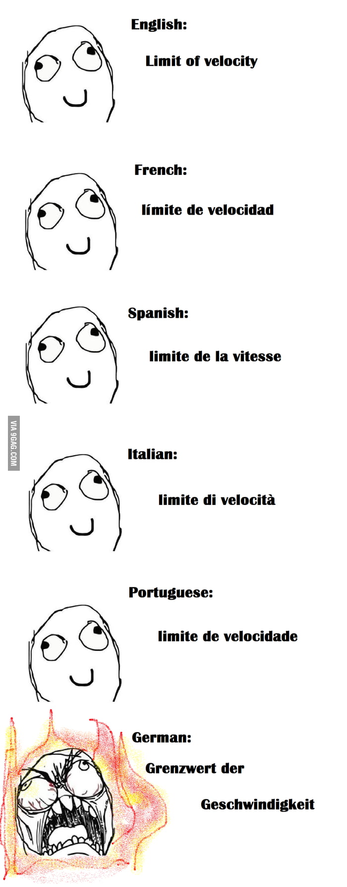 Language differences - 9GAG