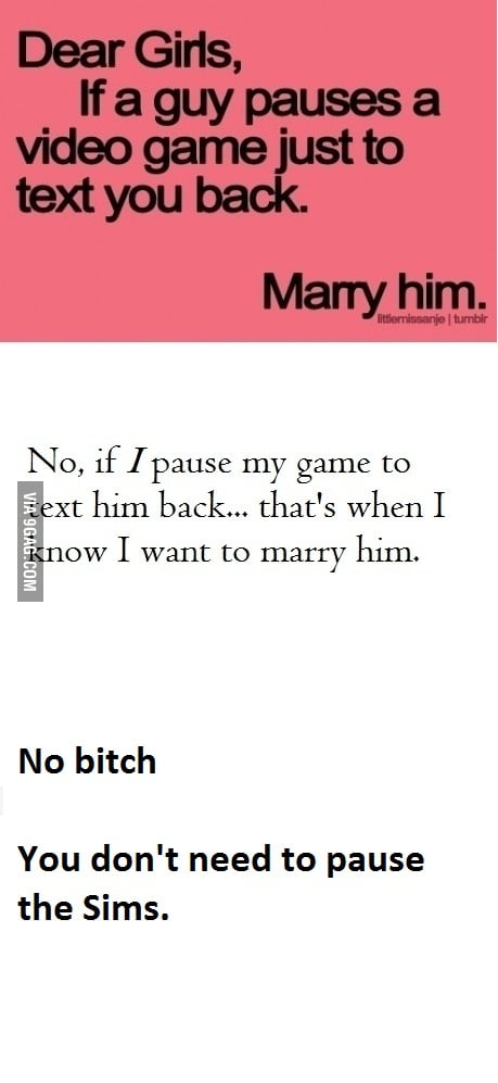 No B*tch... - 9GAG