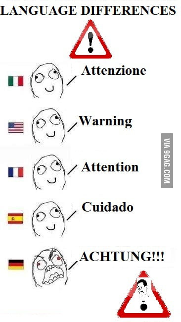 Just another language difference - 9GAG