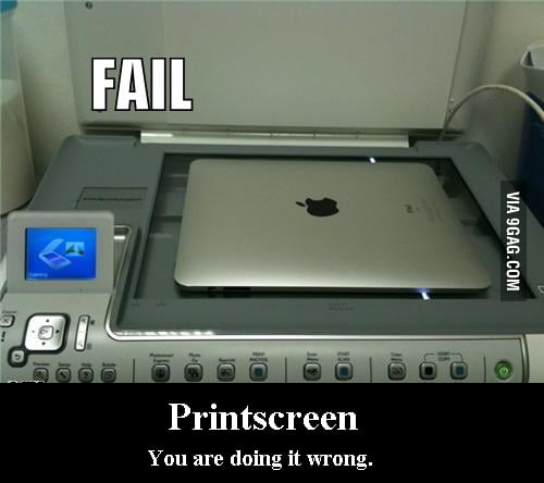 Printscreen fail - 9GAG