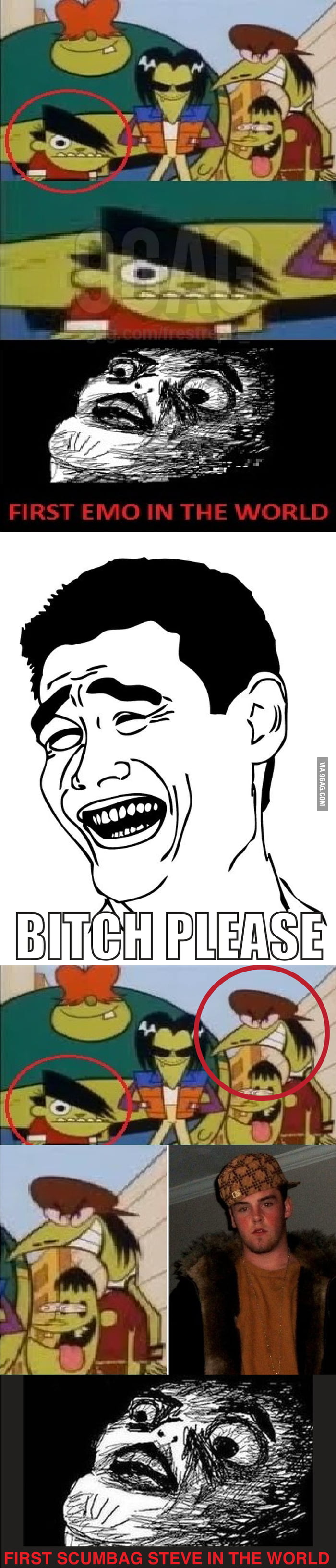 First EMO in the world... [Fixed] - 9GAG