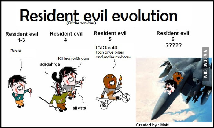 Resident evil logic - 9GAG