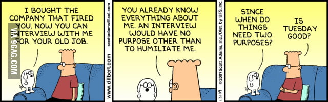 Dilbert: Interview - 9GAG