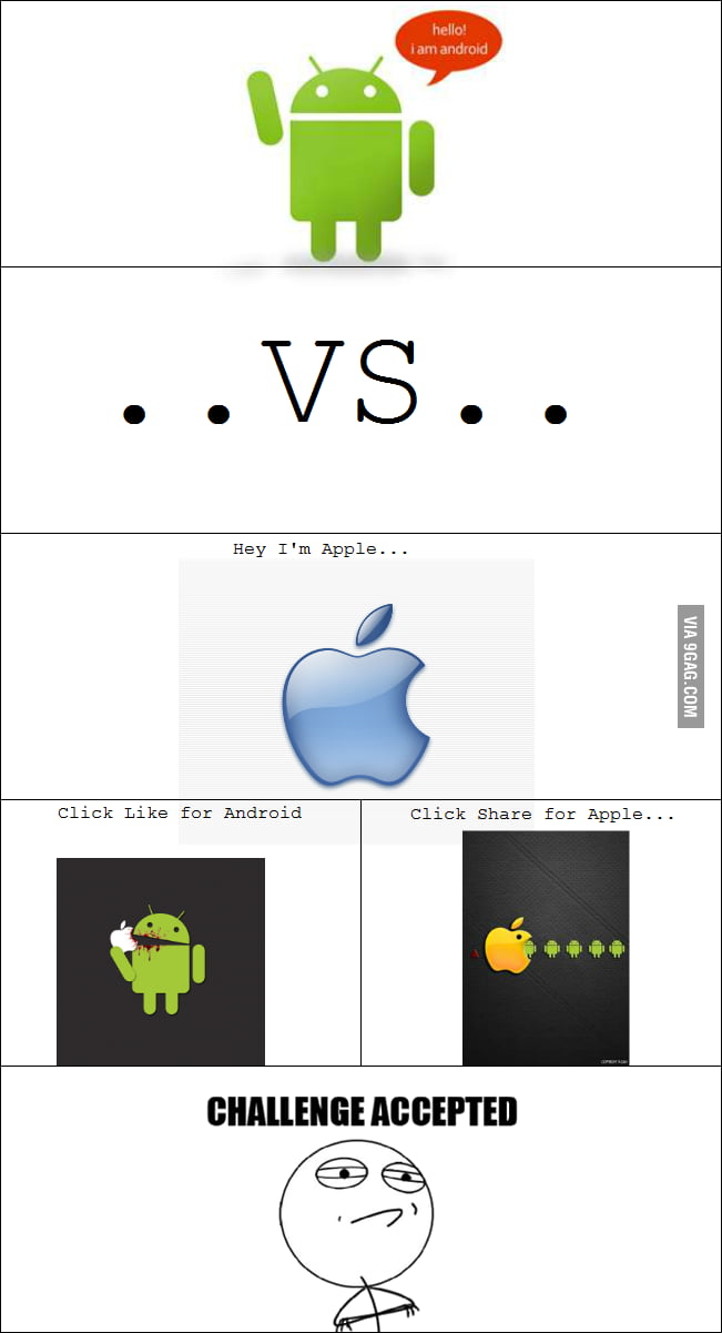Apple VS Android - 9GAG