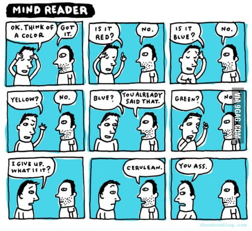 Mind Reader - 9GAG
