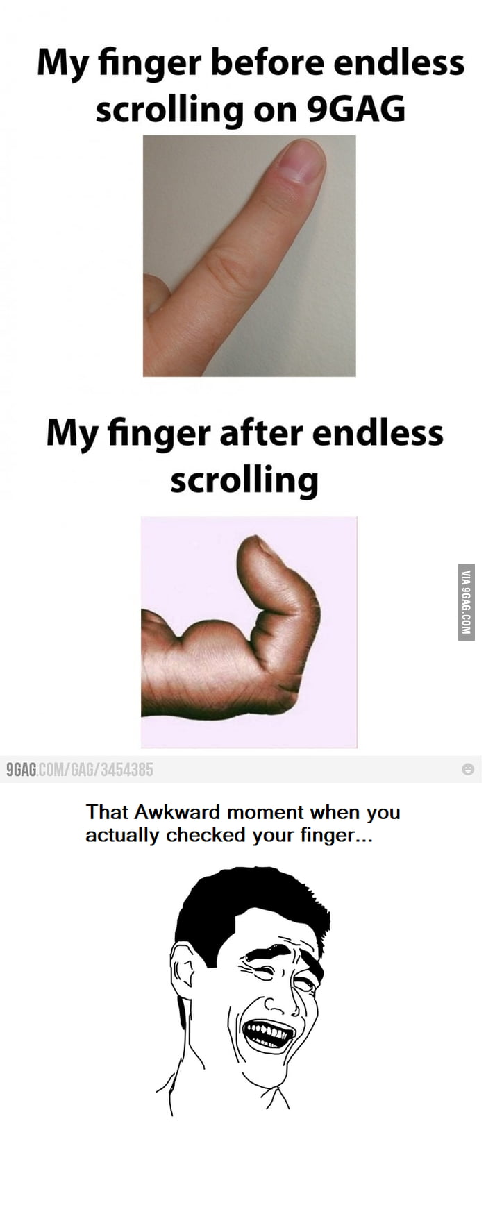 Big big finger - 9GAG