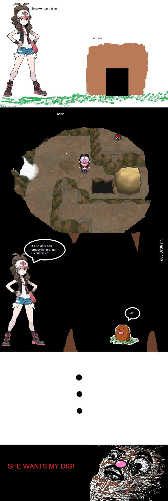 Wild diglett appears! - 9GAG