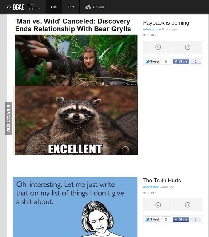 LOL funny timing - 9GAG