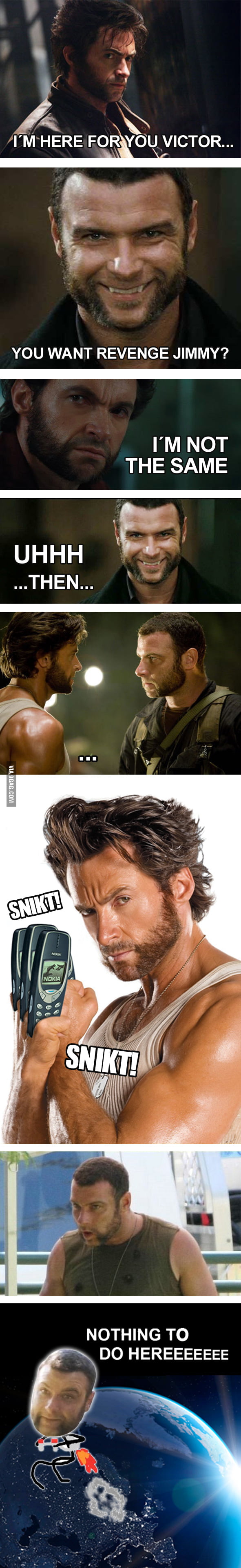 LOGAN VS VICTOR - 9GAG