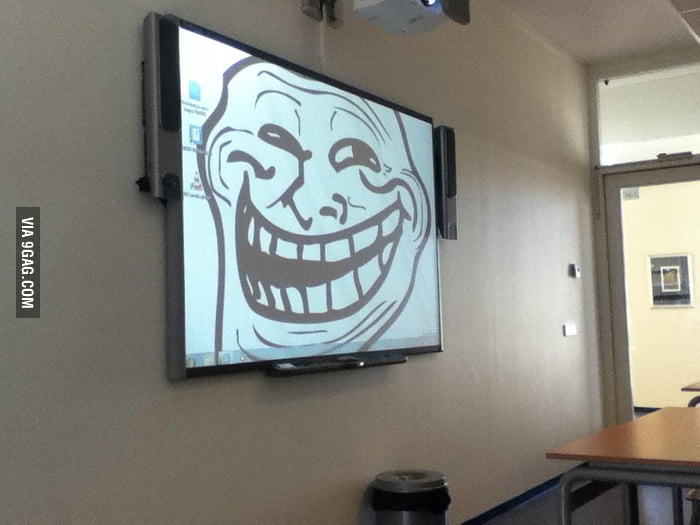 One does not simply stop trolling in class... - 9GAG