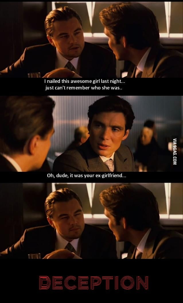 Deception.... - 9GAG