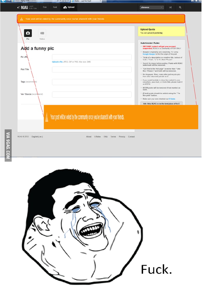 Oh f*ck - 9GAG