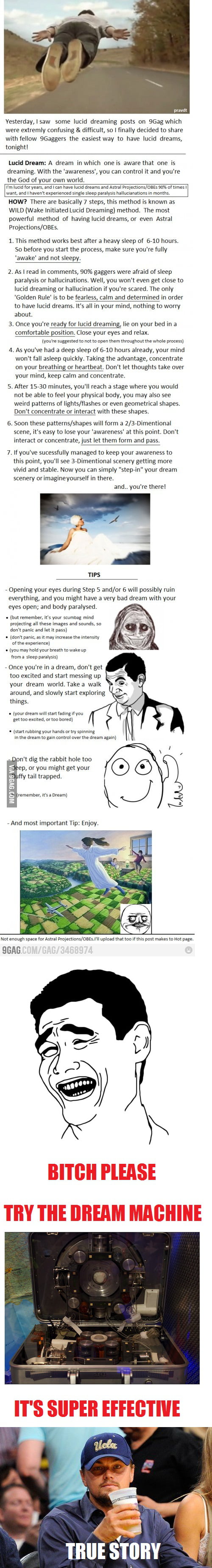 Lucid Dream lvl: Inception - 9GAG