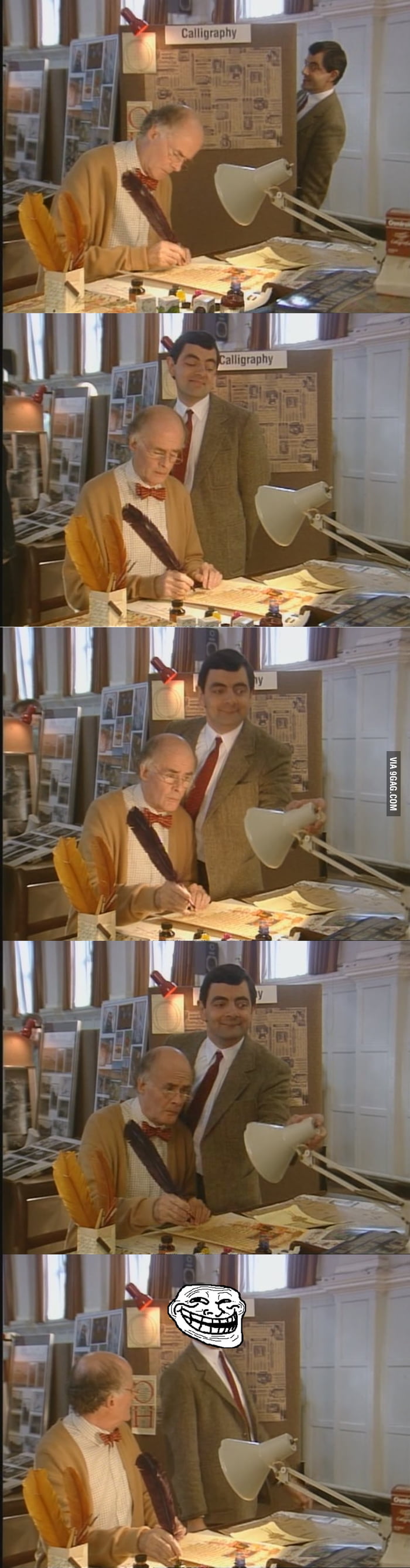 Trolling lvl: Mr. Bean - 9GAG