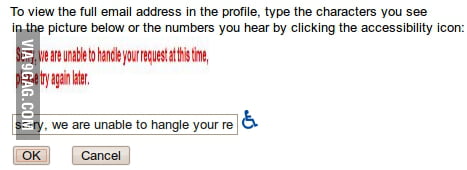 The longest captcha ever - 9GAG