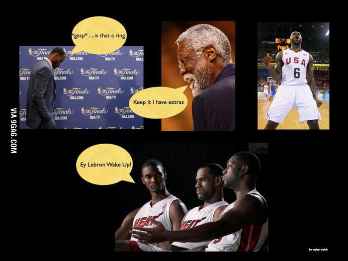 Hey, Wake up, Lebron! - 9GAG