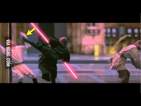 Just some STAR WARS fencing lessons - 9GAG