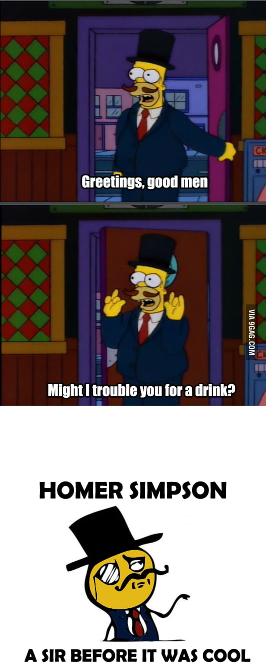 Hipster Homer Simpson - 9GAG