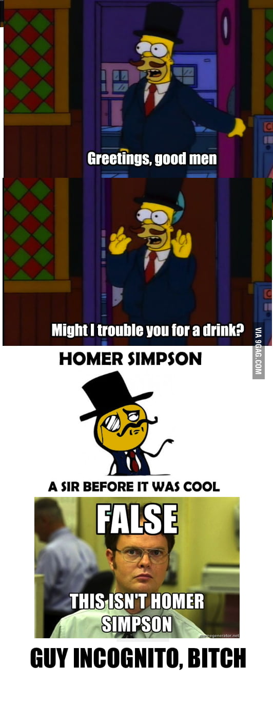Hipster Homer Simpson [Fixed] - 9GAG